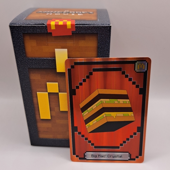 McDonald's | Toys | Limited Minecraft Mcdonalds Big Mac Crystal Toy ...